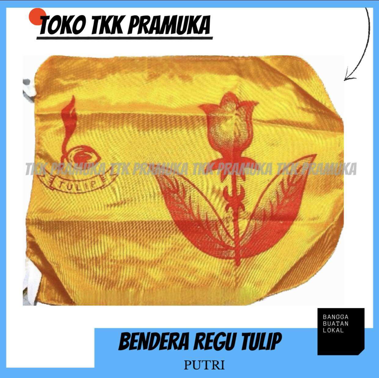 Bendera regu pramuka / Bendera regu putri Tulip | Lazada Indonesia