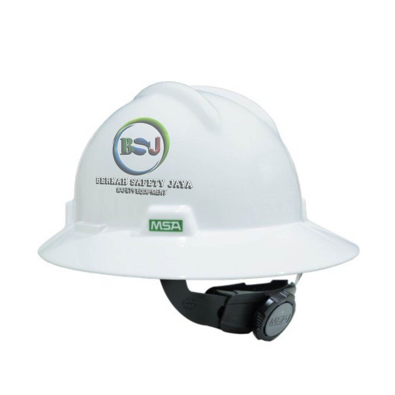 Helm Safety Proyek Msa Full Brim Lokal SNI - Helem Proyek Safety Bulat ...