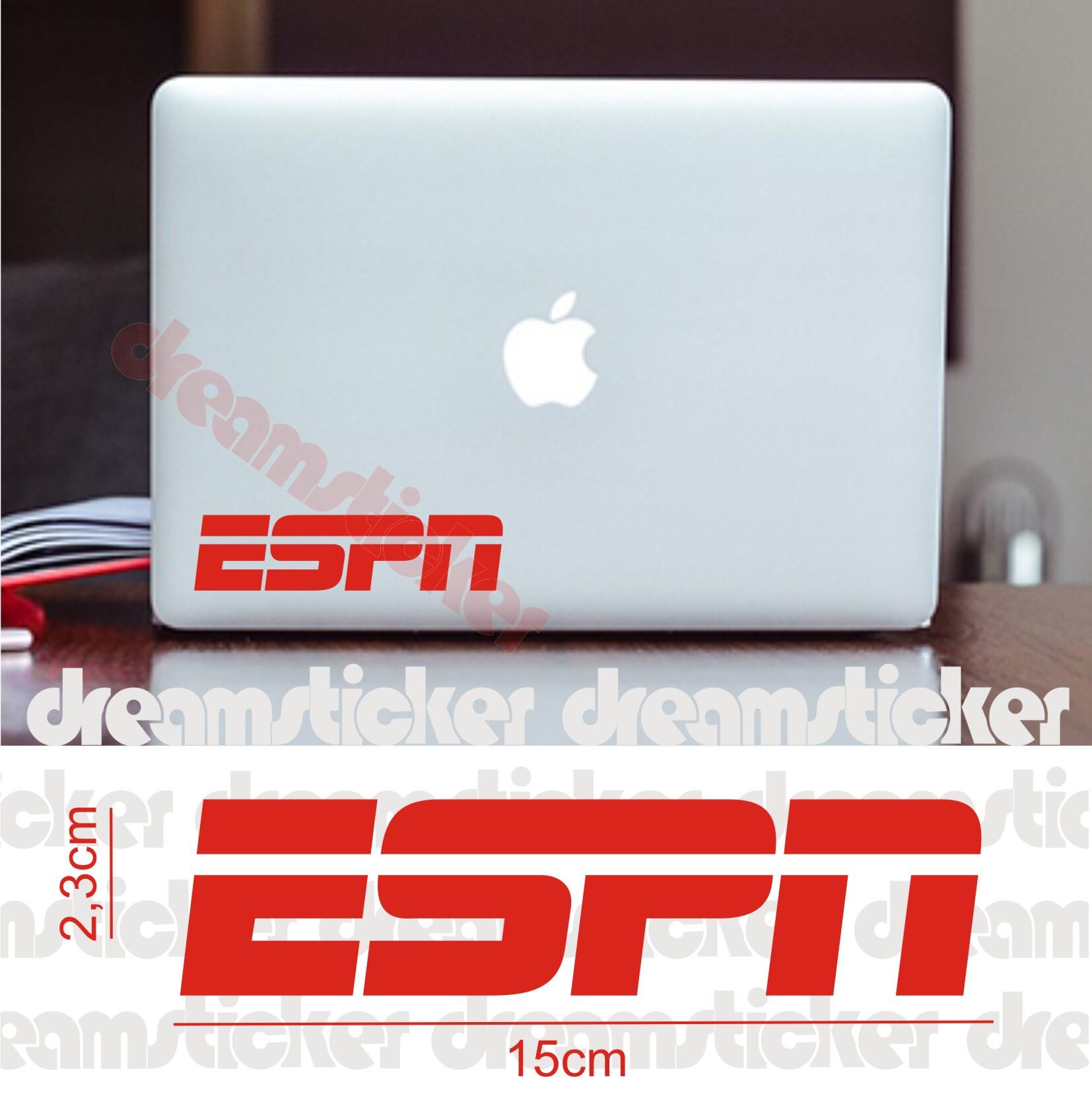 Stiker ESPN Logo Sticker Laptop MacBook Decal | Lazada Indonesia