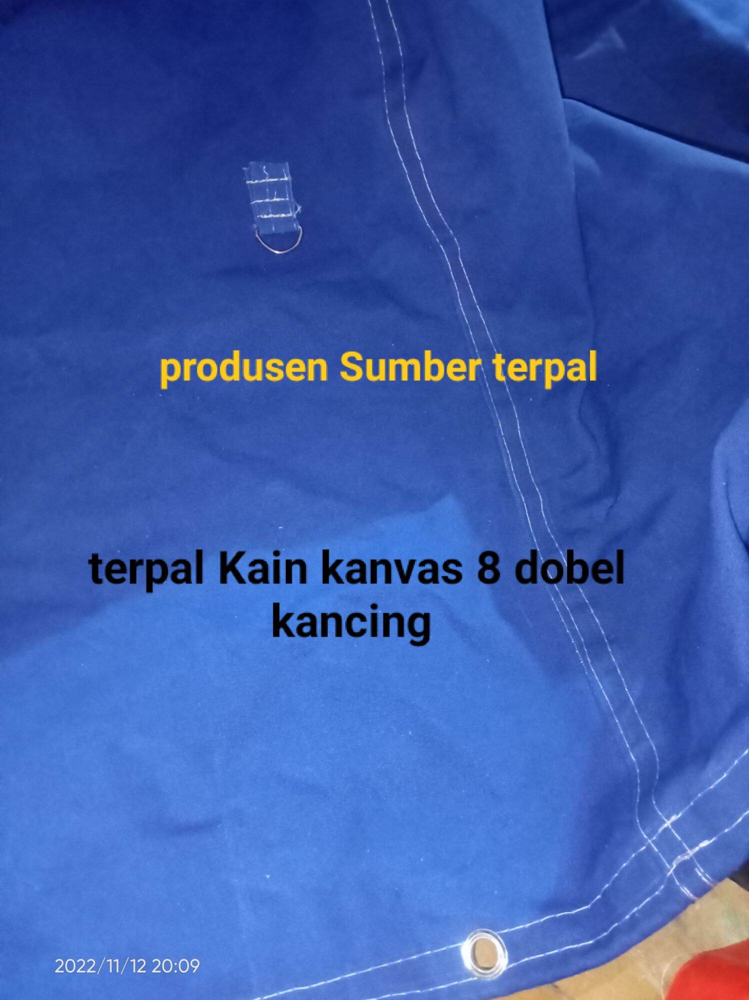 Terpal kain deklit kanvas nmer 8. ukuran ( 4 x 8 ) bahan sangat tebel ...