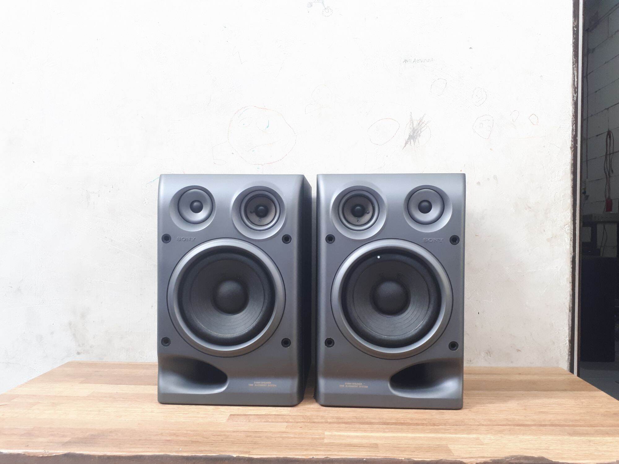 speaker pasif sony corporation 6inch 2pcs original japan (second) | Lazada Indonesia