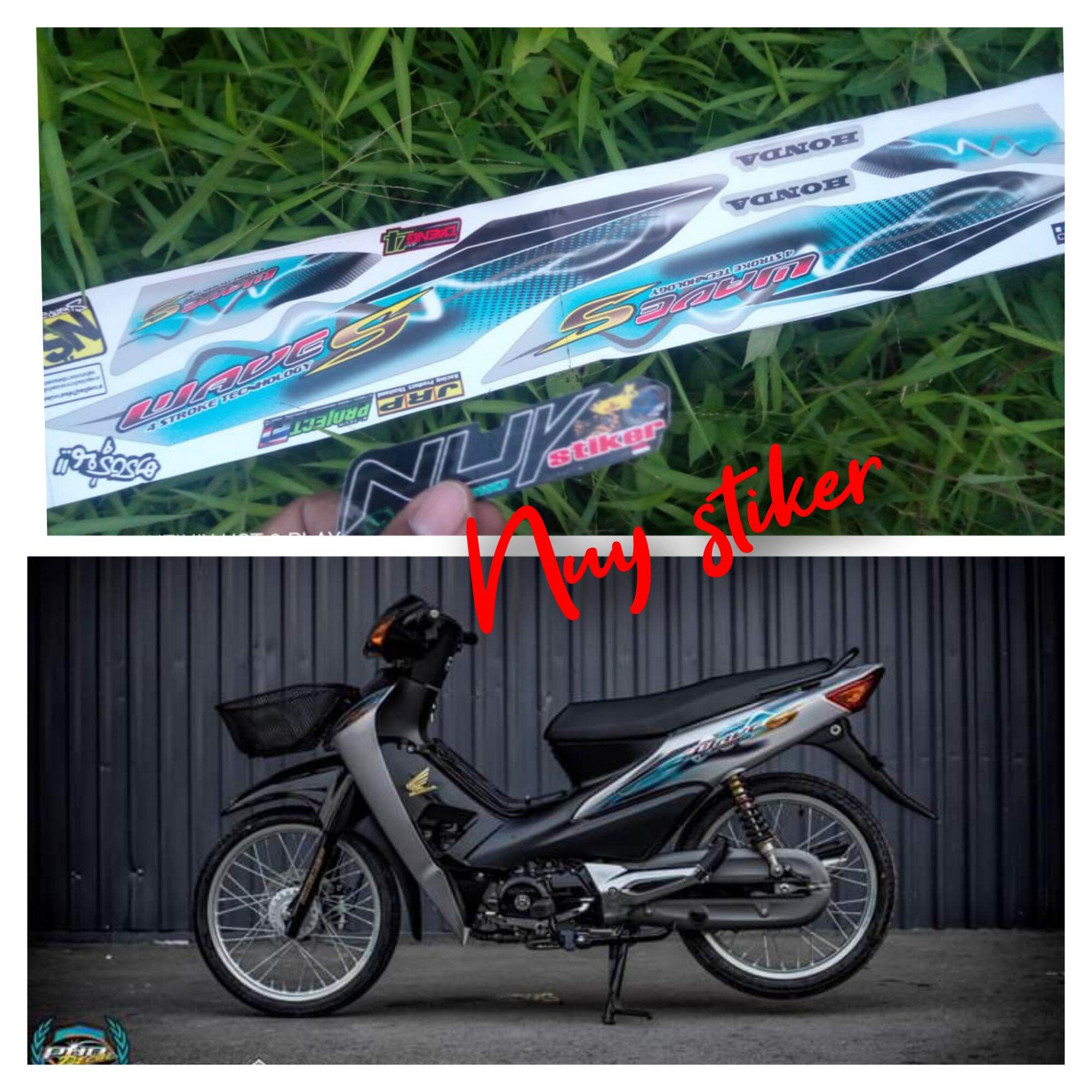 striping stiker wave 100 Thailand wave 100 wave Vietnam Supra foto new ...