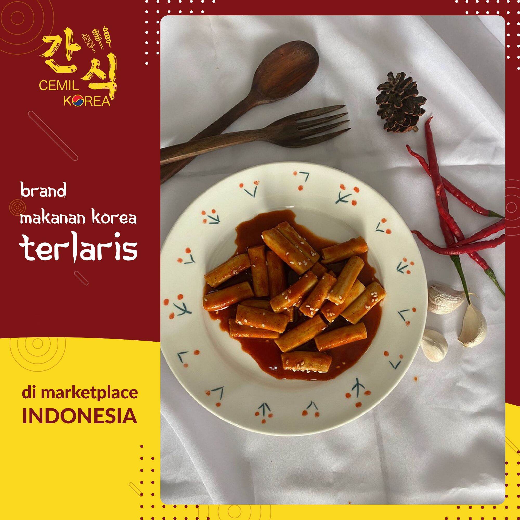 1 Kg Toppoki Tteokbokki Topoki Topokki Rice Cake Instan Halal 1Kg Jajan ...