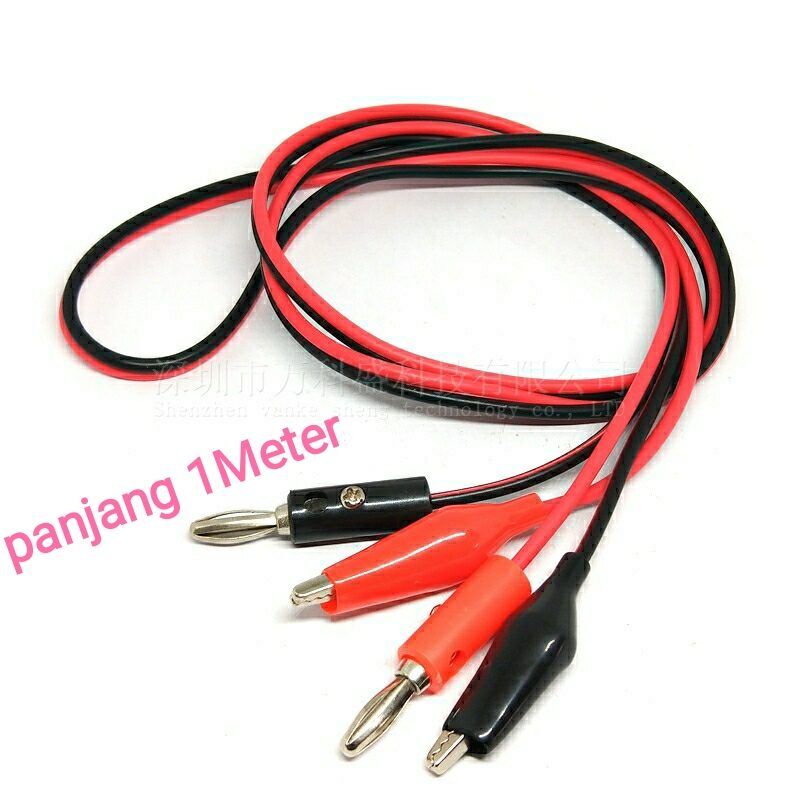Kabel power supply hitam merah panjang 1 M | Lazada Indonesia