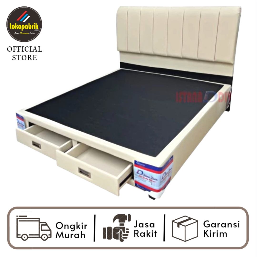 Divan Laci 160x200 No 2 / Dipan Ranjang Kasur / Tempat Tidur Minimalis ...