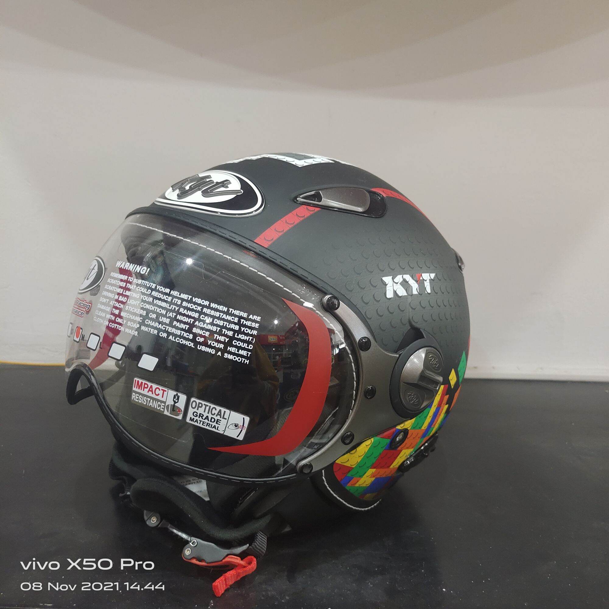 HELM KYT ELSICO #5 DOFF ORIGINAL,KYT RETRO CLASIC ORIGINAL | Lazada ...