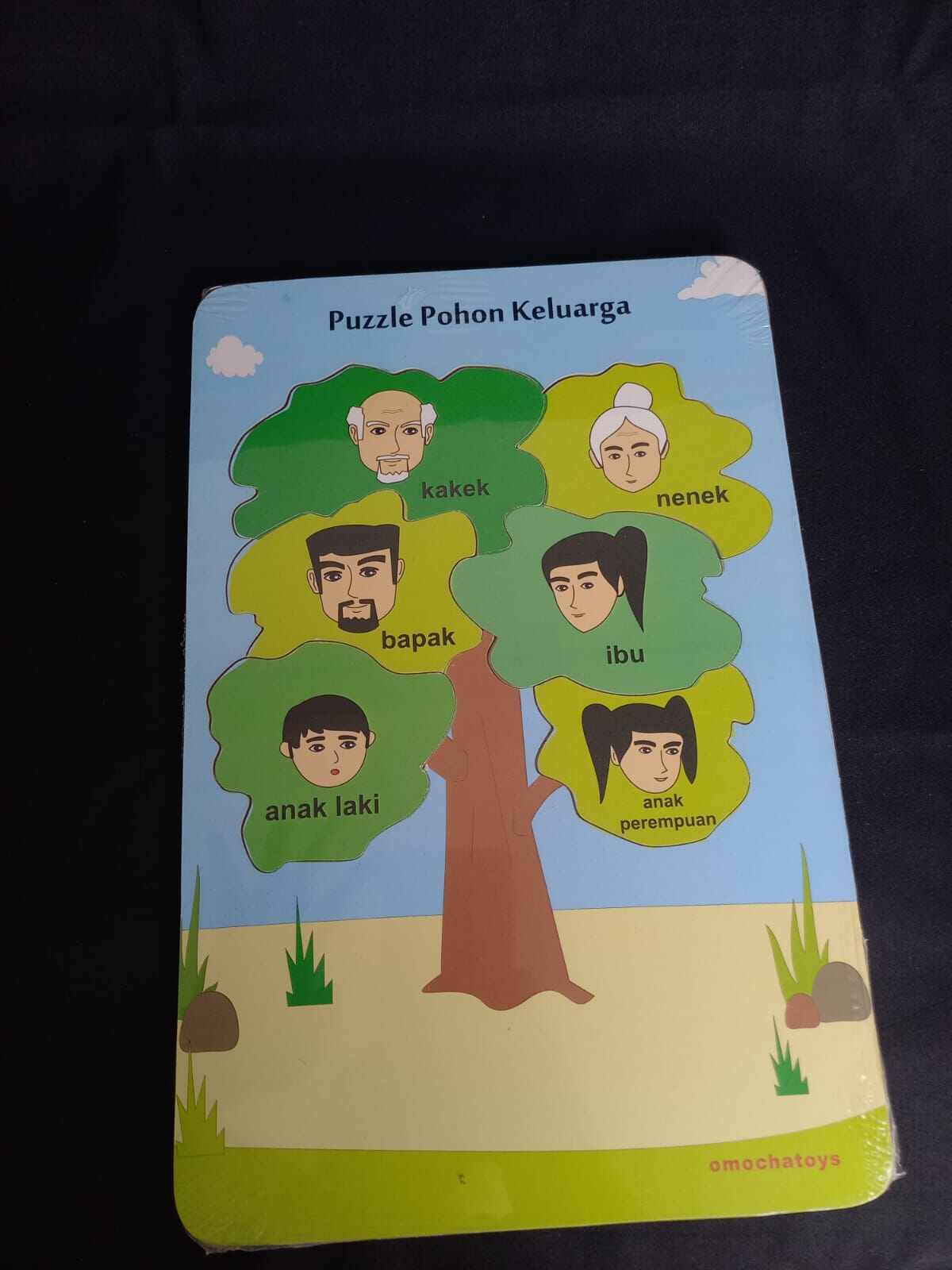 Mainan Edukasi Edukatif Anak Puzzle Pohon Keluarga Kayu | Lazada Indonesia