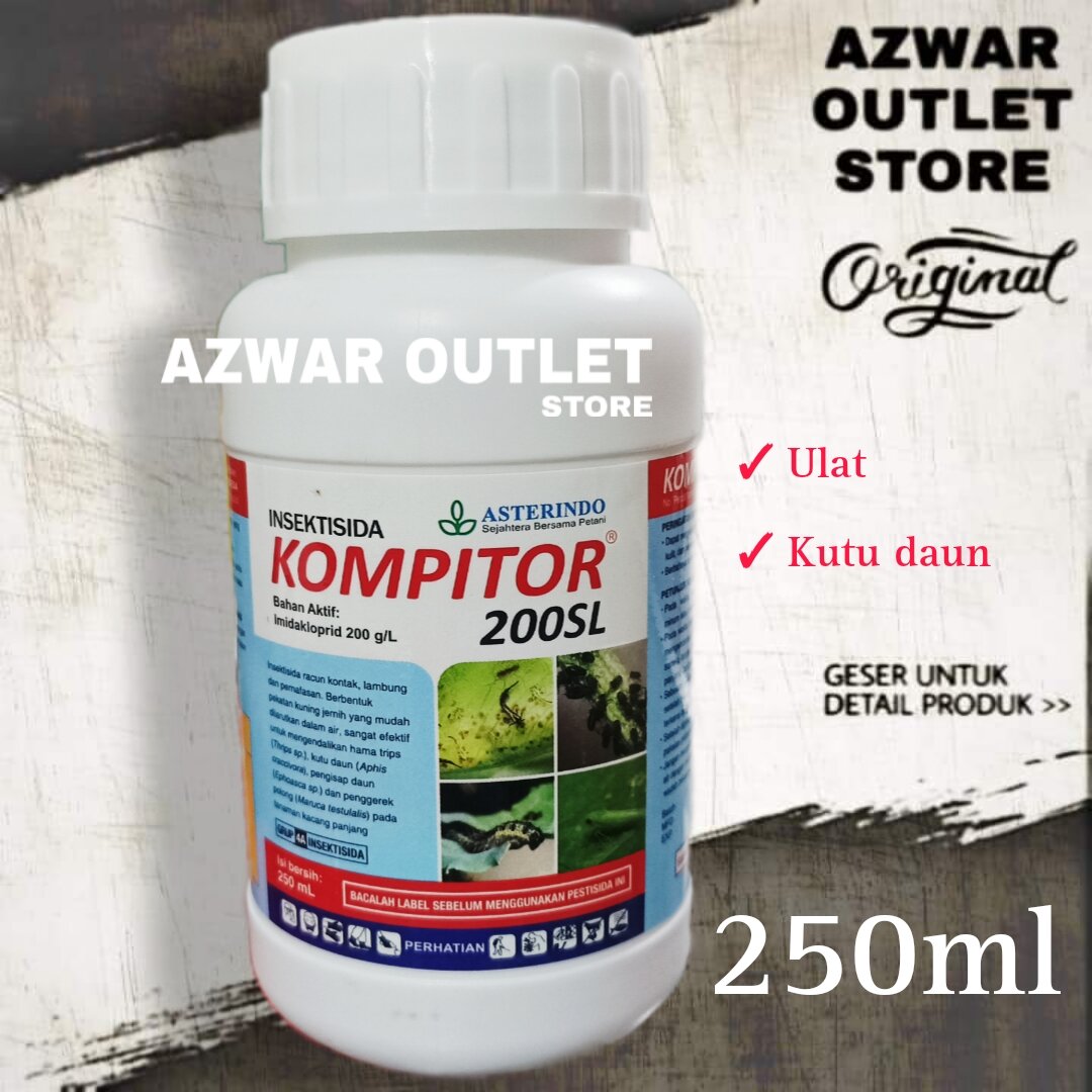 insektisida KOMPITOR 200SL | imidaklorid 200% untuk tanaman | Lazada ...