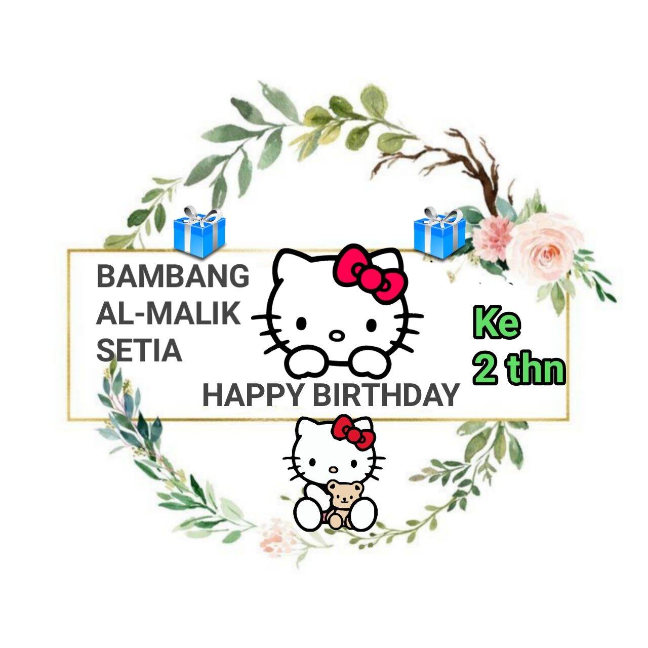 stiker kado pacar cowo cewe ulang tahun kado ultah happy birthday ...