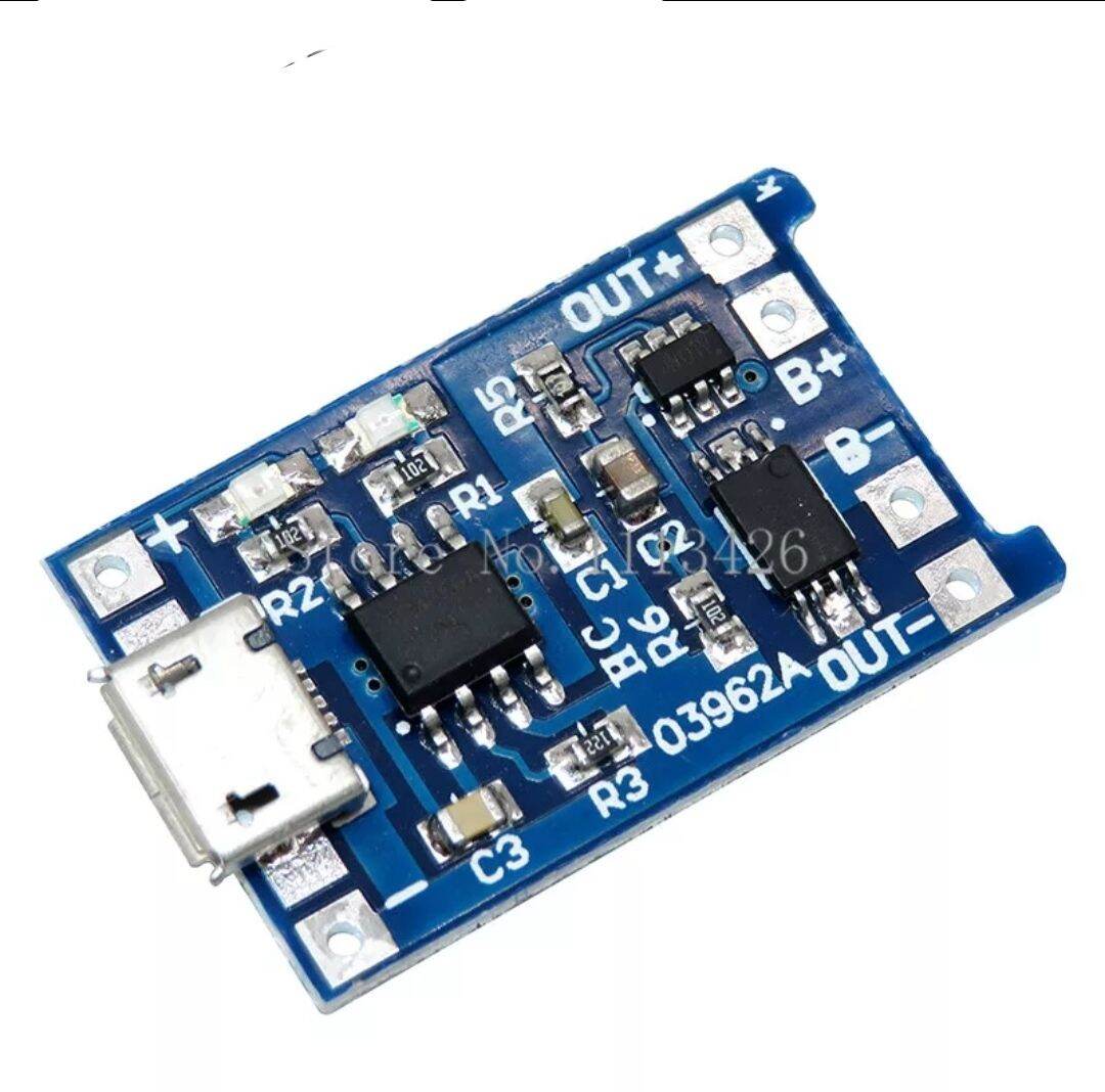5V 1A Micro USB 18650 Modul charger Pengisi Daya Papan Pengisi Daya ...