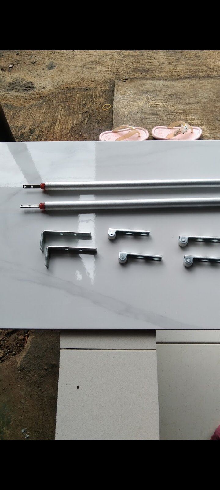 rel jendela sliding vertikal |45cm| almunium | Lazada Indonesia