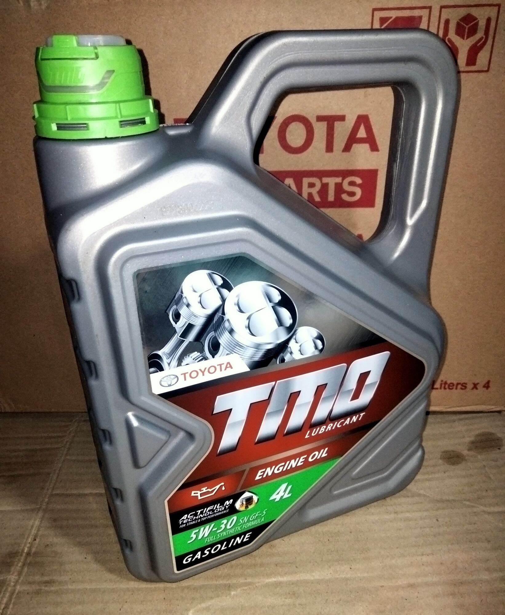 Oli Mesin Mobil Toyota Bensin TMO Hijau 5W-30 (4L) Original | Lazada ...