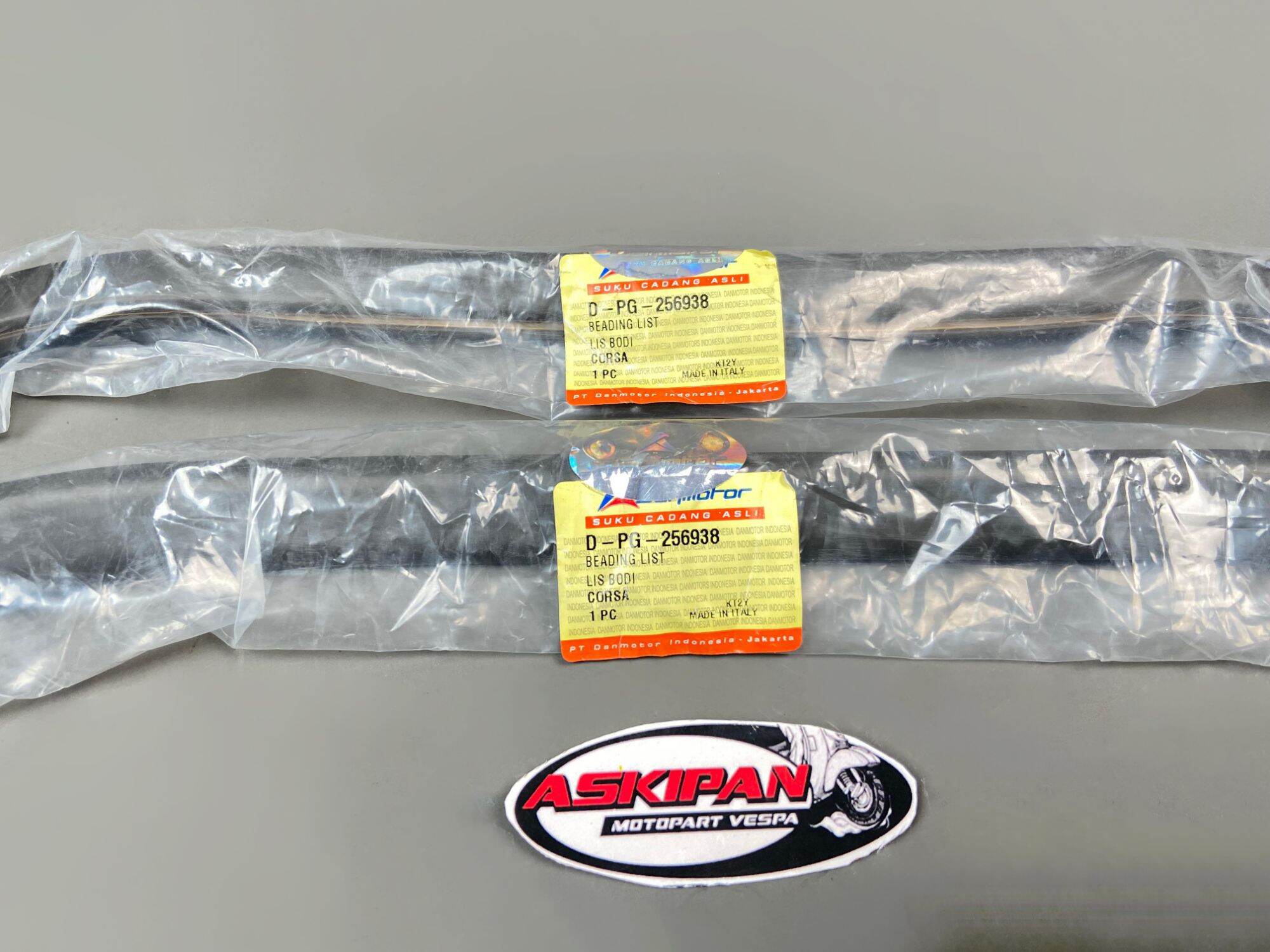LIST LIS SAYAP LAYAR BODY VESPA CORSA PK AUTOMATIC ORIGINAL DANMOTOR ...