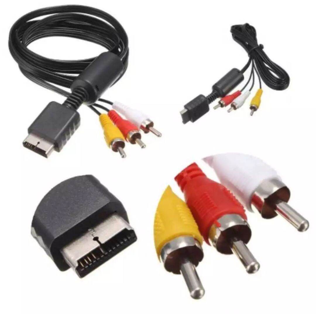 KABEL AV PS2 KABEL 3 WARNA BISA UNTUK PS1 PS2 PS3 | Lazada Indonesia