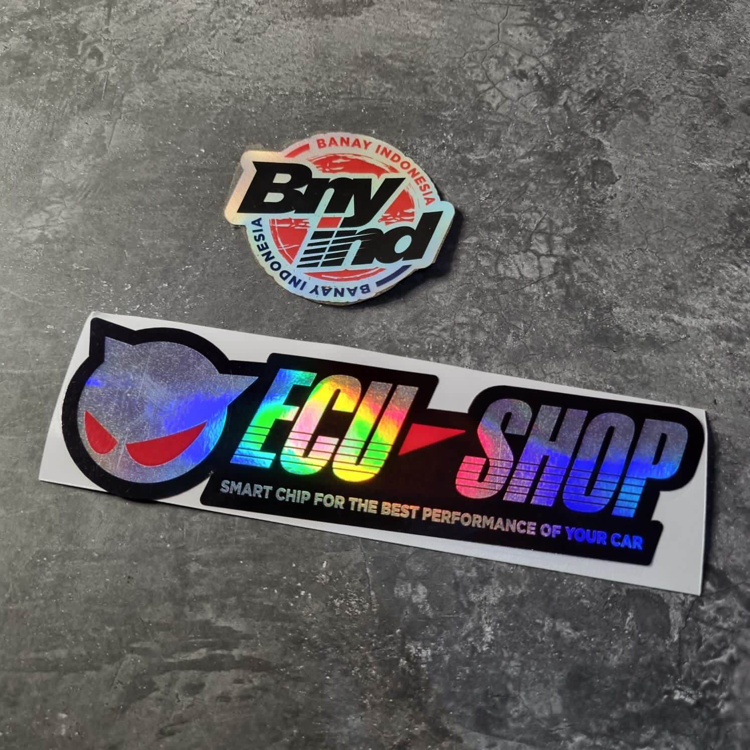 Sticker Stiker ECU SHOP Princutt | Lazada Indonesia