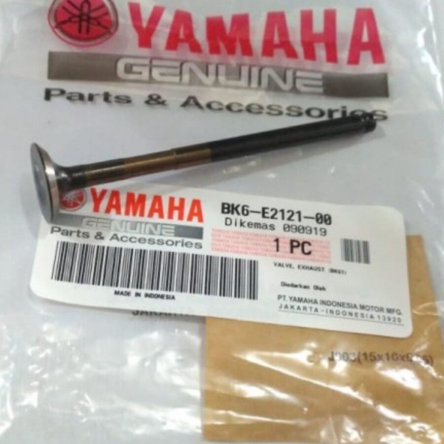 KLEP EXHAUST ORIGINAL YAMAHA R15V3, XSR,VIXION R, WR155 / VALVE EXHAUST BK6-E2121-00 | Lazada ...