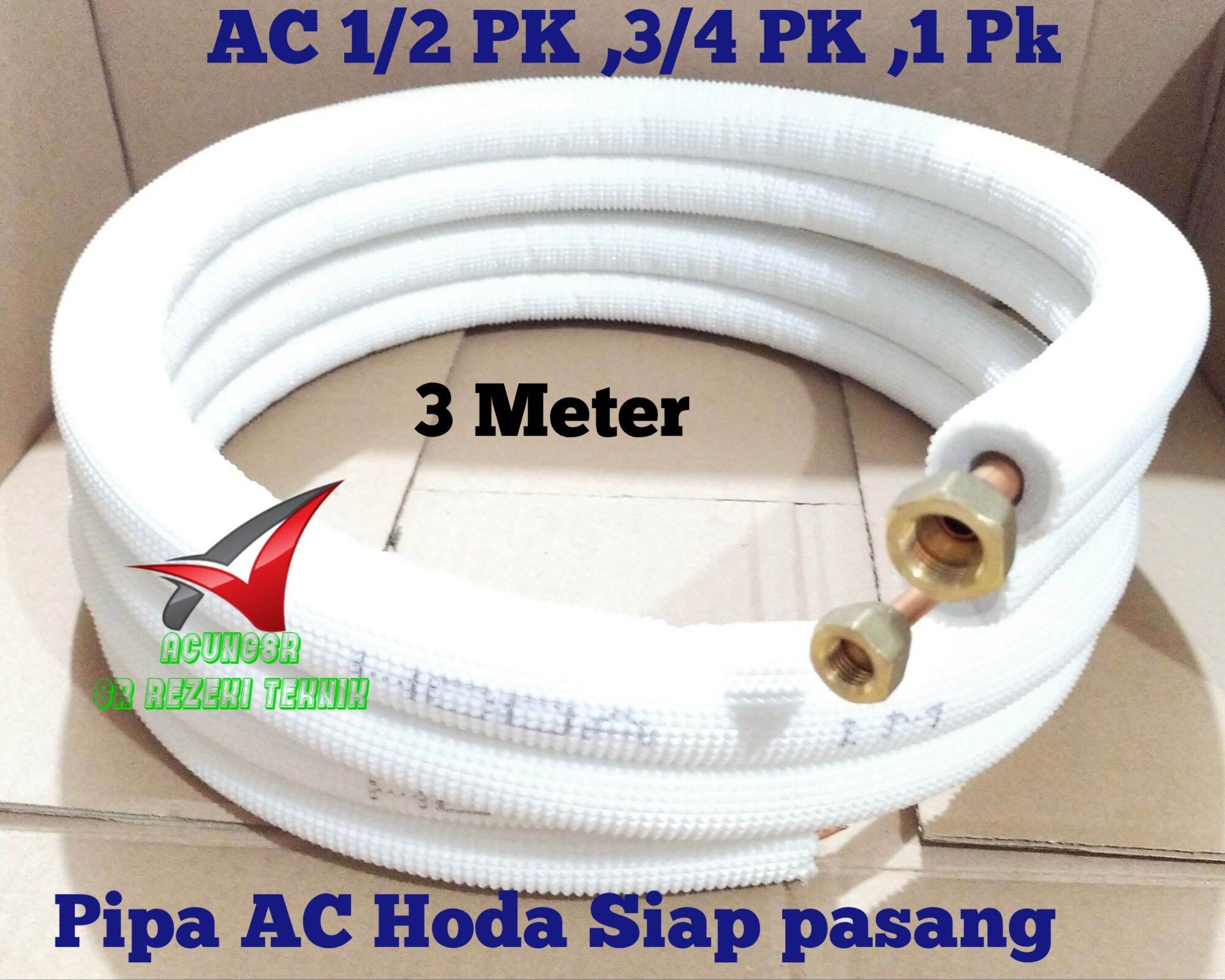 Pipa AC Hoda Siap pasang 3 Meter 1/4x3/8 | Lazada Indonesia