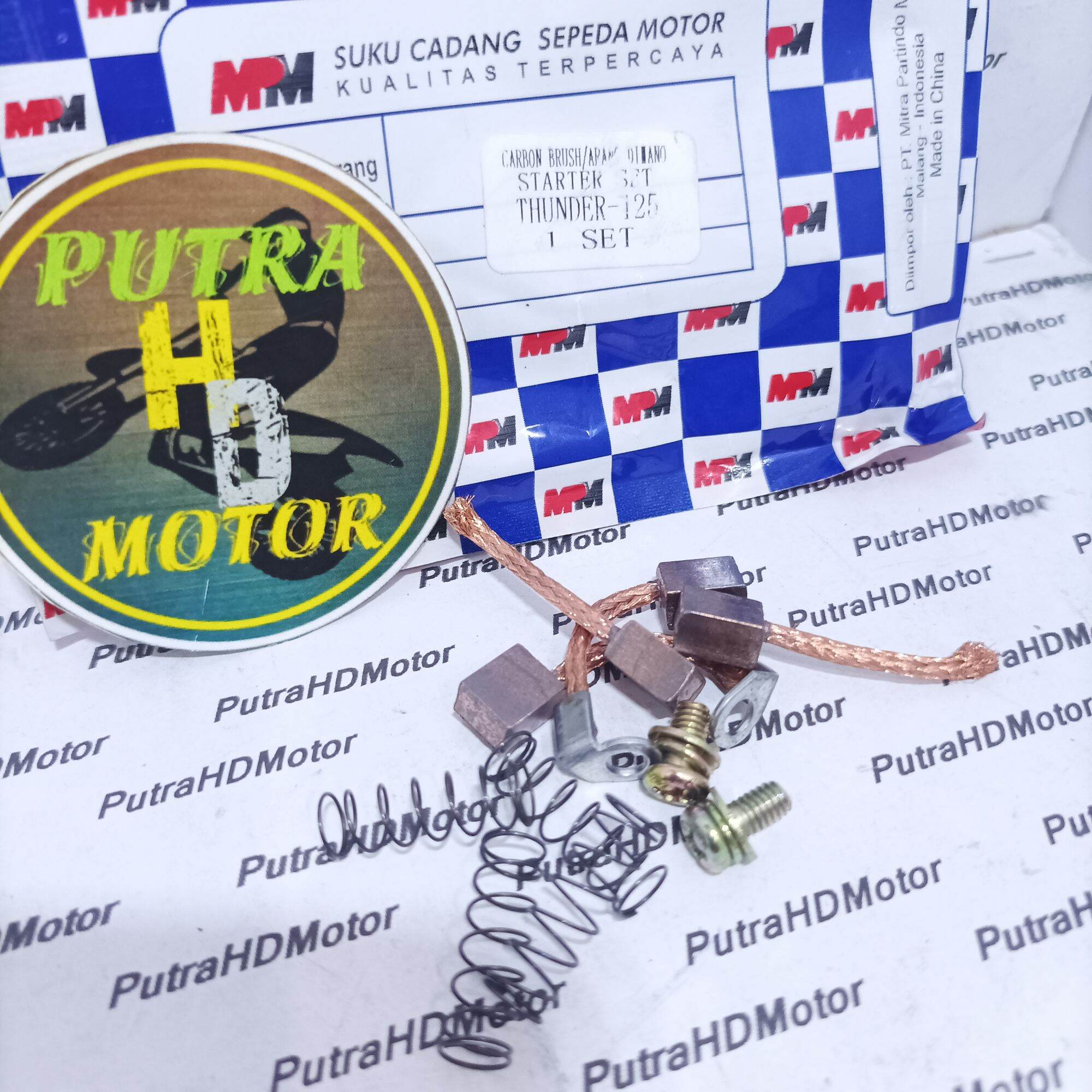KUL ARENG COOL ARANG DINAMO STATER BRUSH SET SUZUKI THUNDER 125 ...