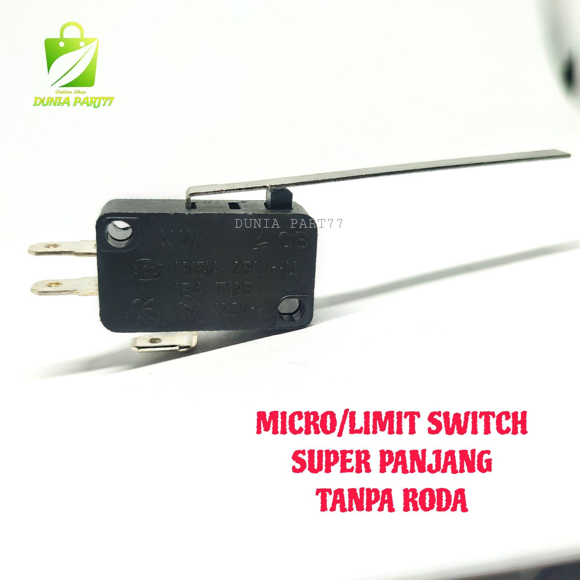 MICRO LIMIT SWITCH PLAT SUPER PANJANG TANPA RODA limid switch | Lazada ...