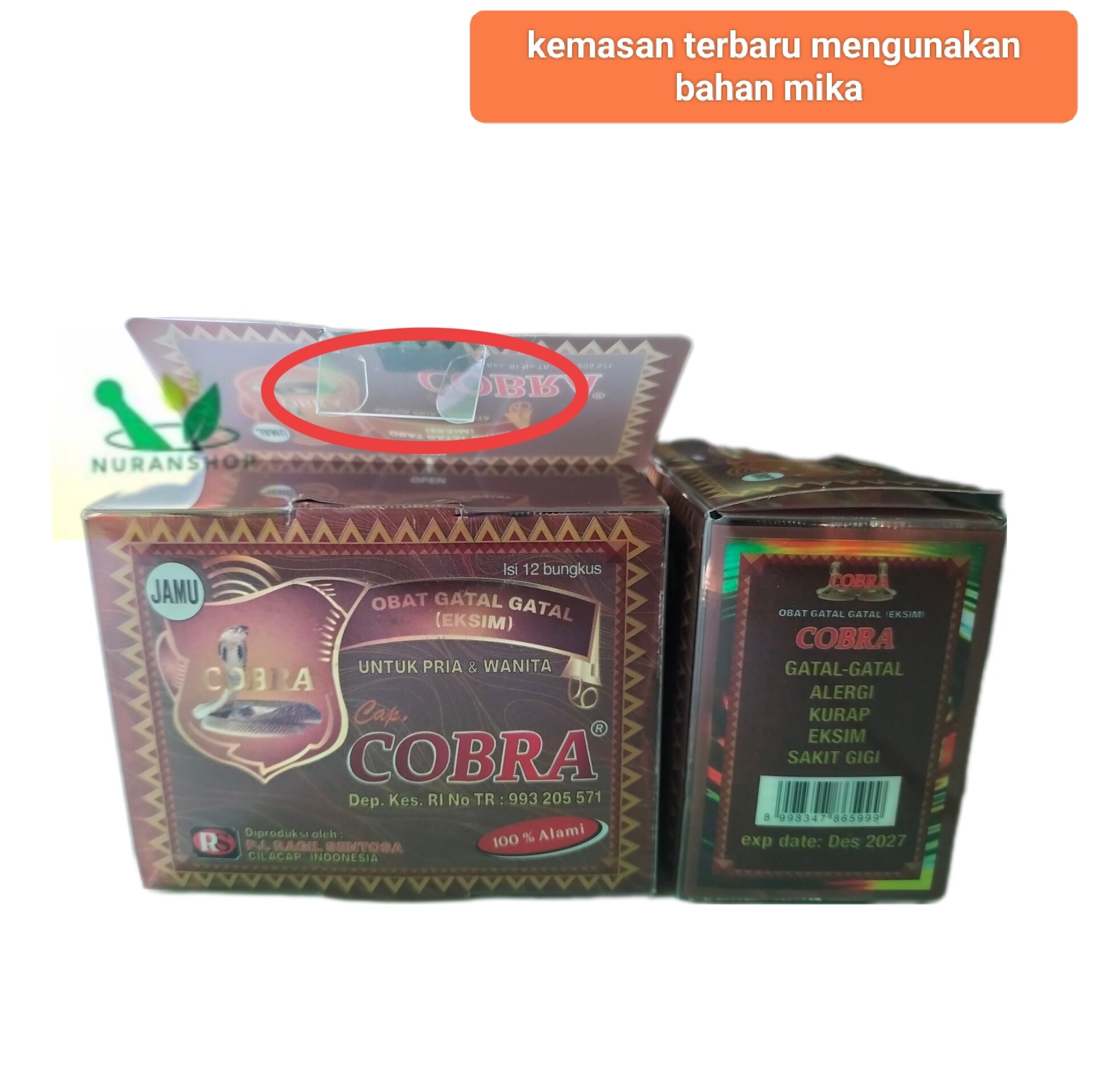 Herbal GATAL EKSIM cap Cobra SERBUK ISI 12 SACHET | Lazada Indonesia