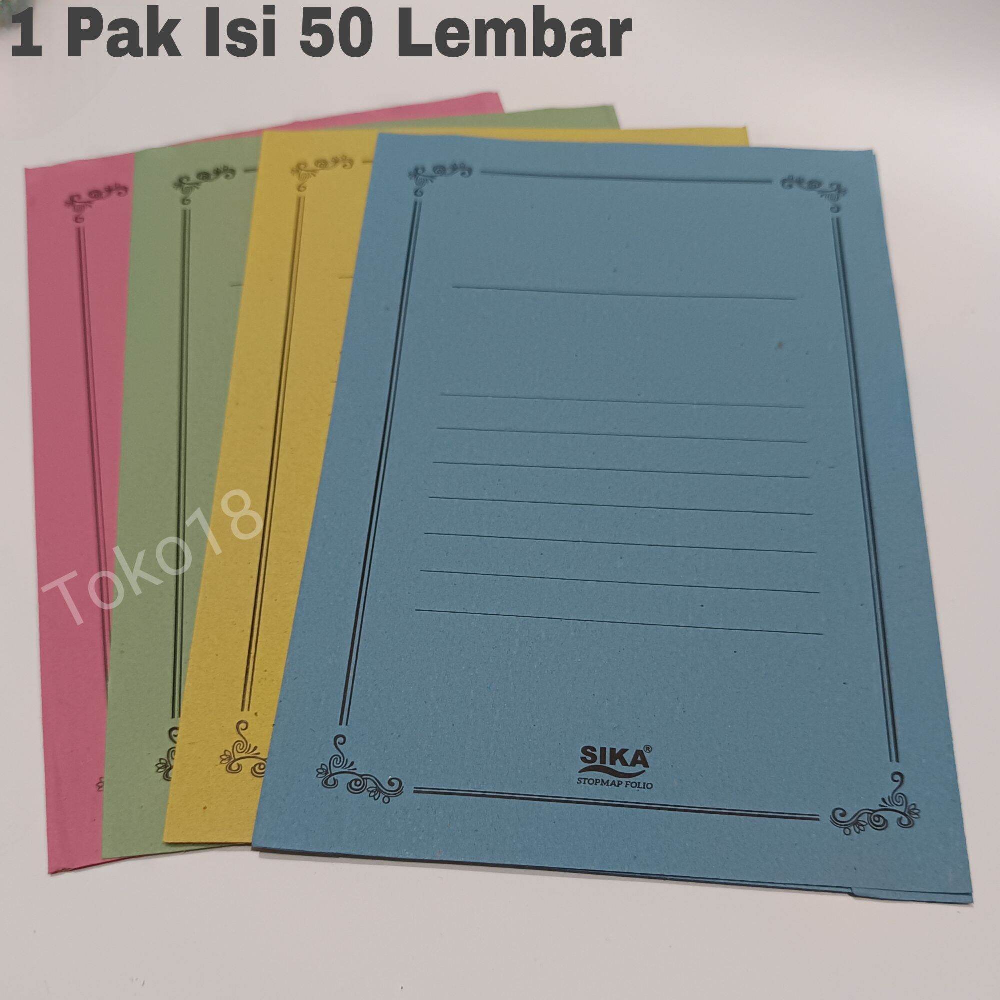 Map Murah Folio Merek Sika(Isi 50 & 25 Lembar) | Lazada Indonesia