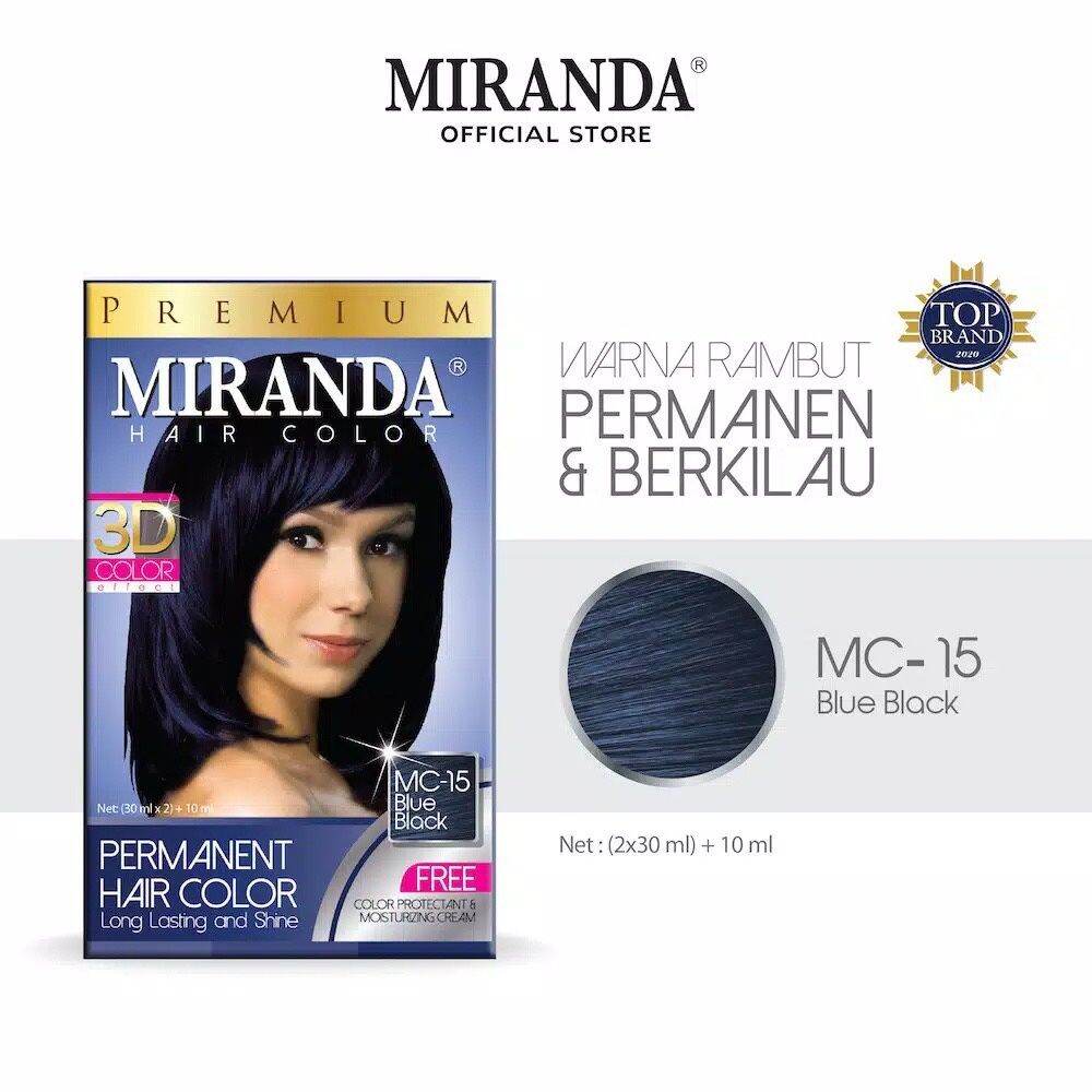 Miranda MC 15 Blue Black - Cat Rambut Miranda Warna Biru Gelap | Lazada ...