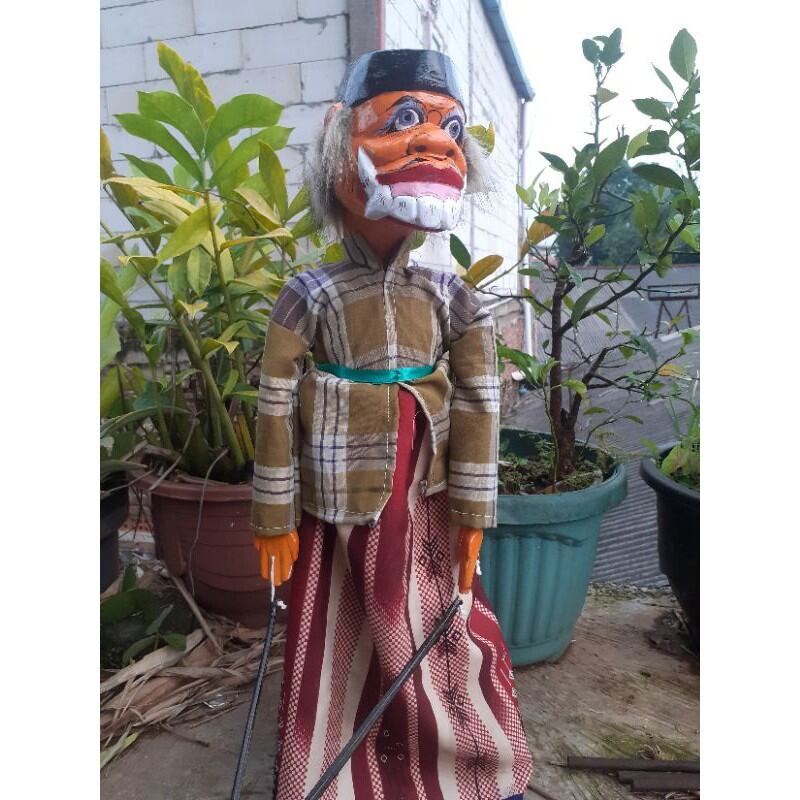 wayang golek buta haji budeg pentas ukuran 65cm | Lazada Indonesia