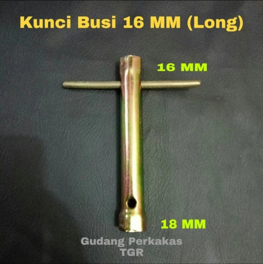 Kunci Busi 16MM PANJANG - Pembuka Spark Plug Mio Vario Satria FU 16 MM ...