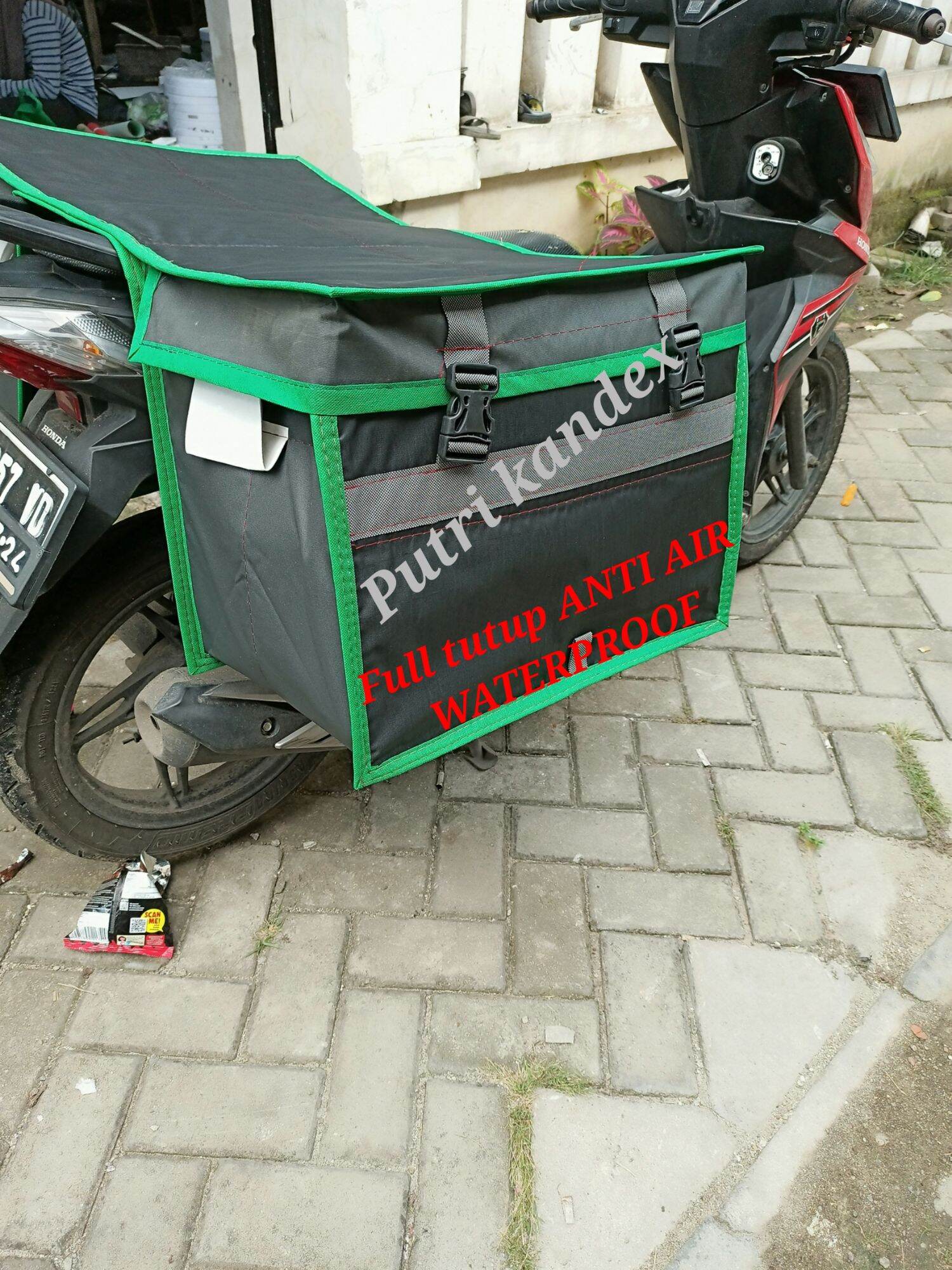 TAS BRONJONG MOTOR FULL TUTUP, TAS SALES, TAS KURIR, TAS POS, TAS KARGO ...