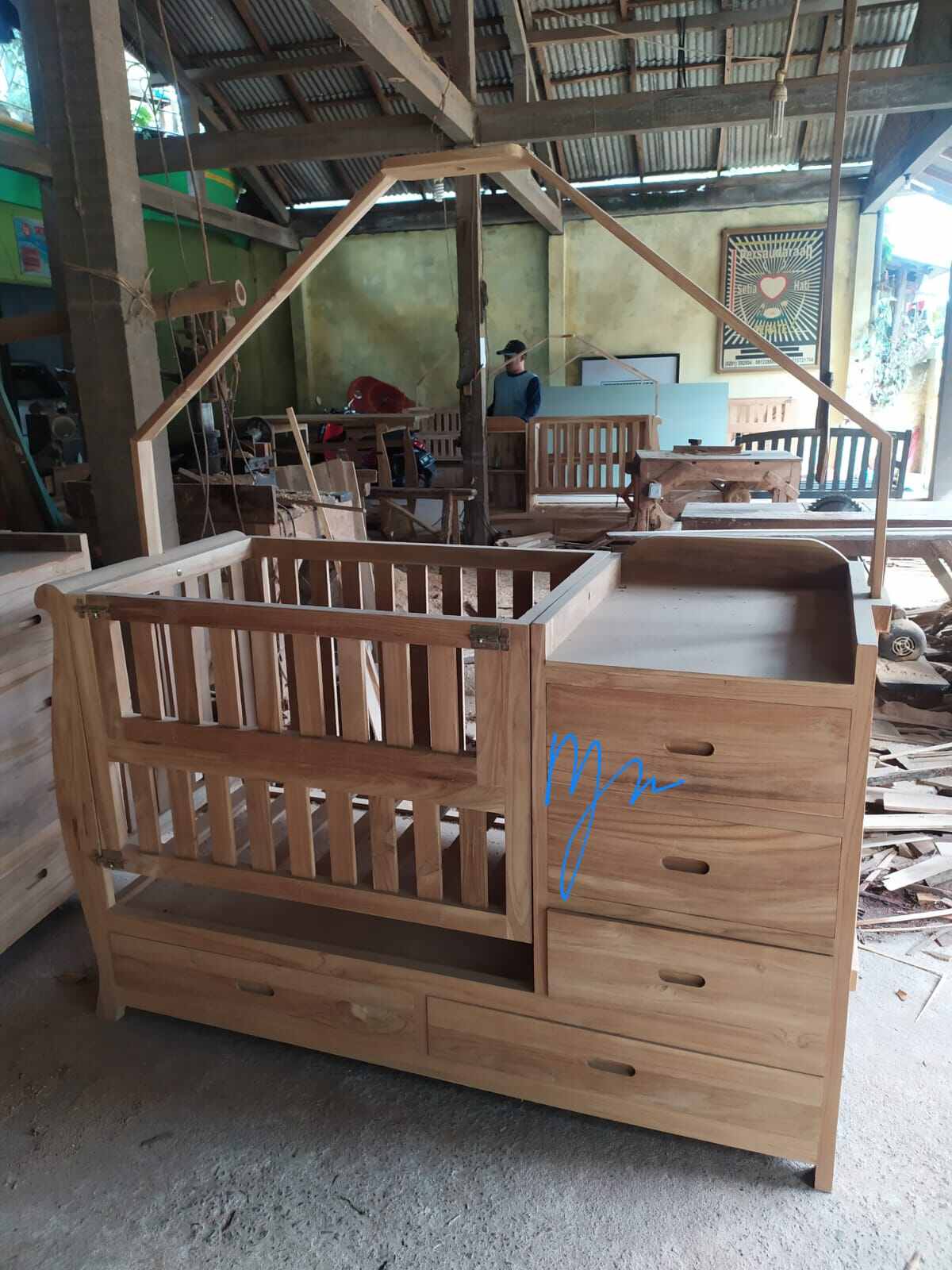 Box Bayi Tempat Tidur Bayi Kayu Jati Laci (invoice) | Lazada Indonesia