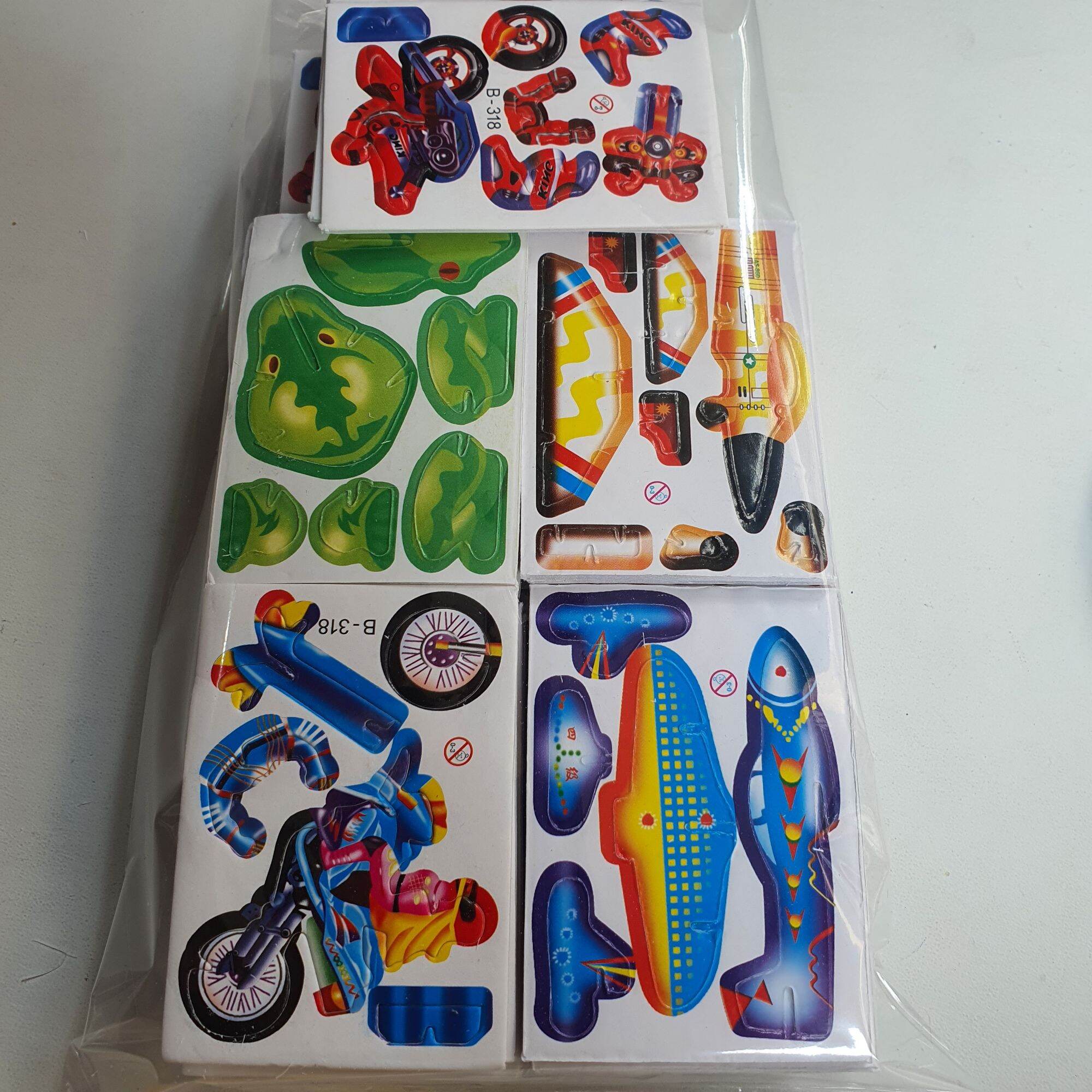 100 puzzle pesawat || motor || binatang || gabus busa | Lazada Indonesia