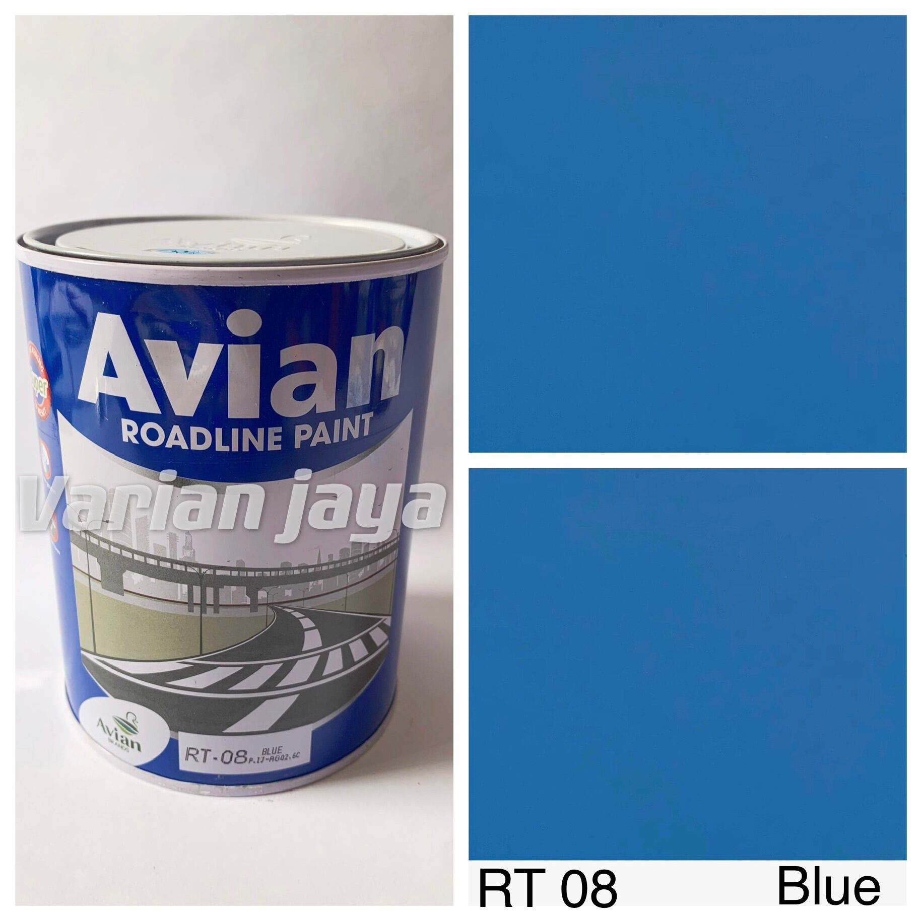 Cat Avian Roadline Jalanan Marka Jalan Aspal Beton Kolam Biru Blue ...