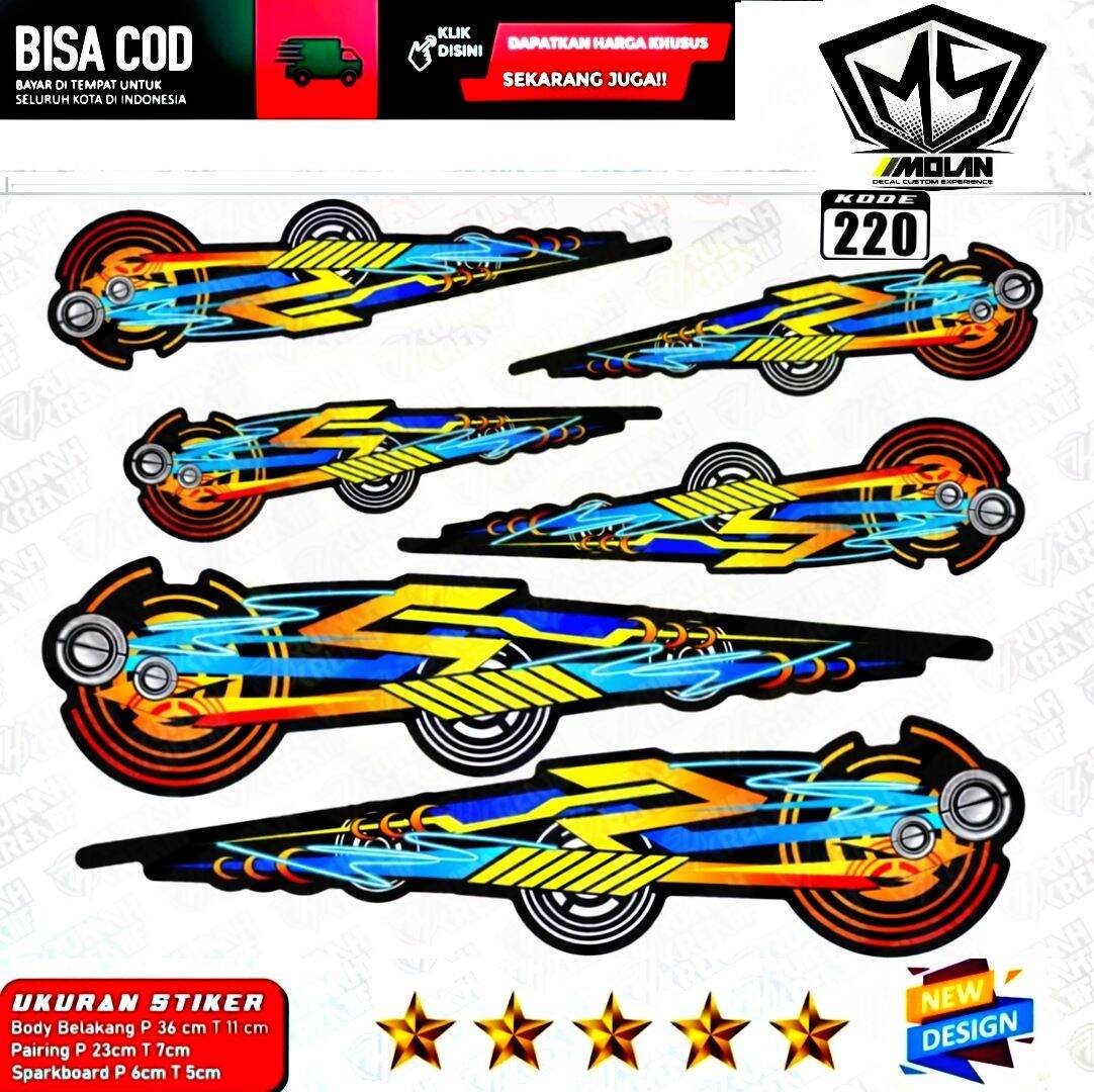 Decal Sticker Striping Variasi Honda C70 - C50 - C80 - C90 - C100 ...