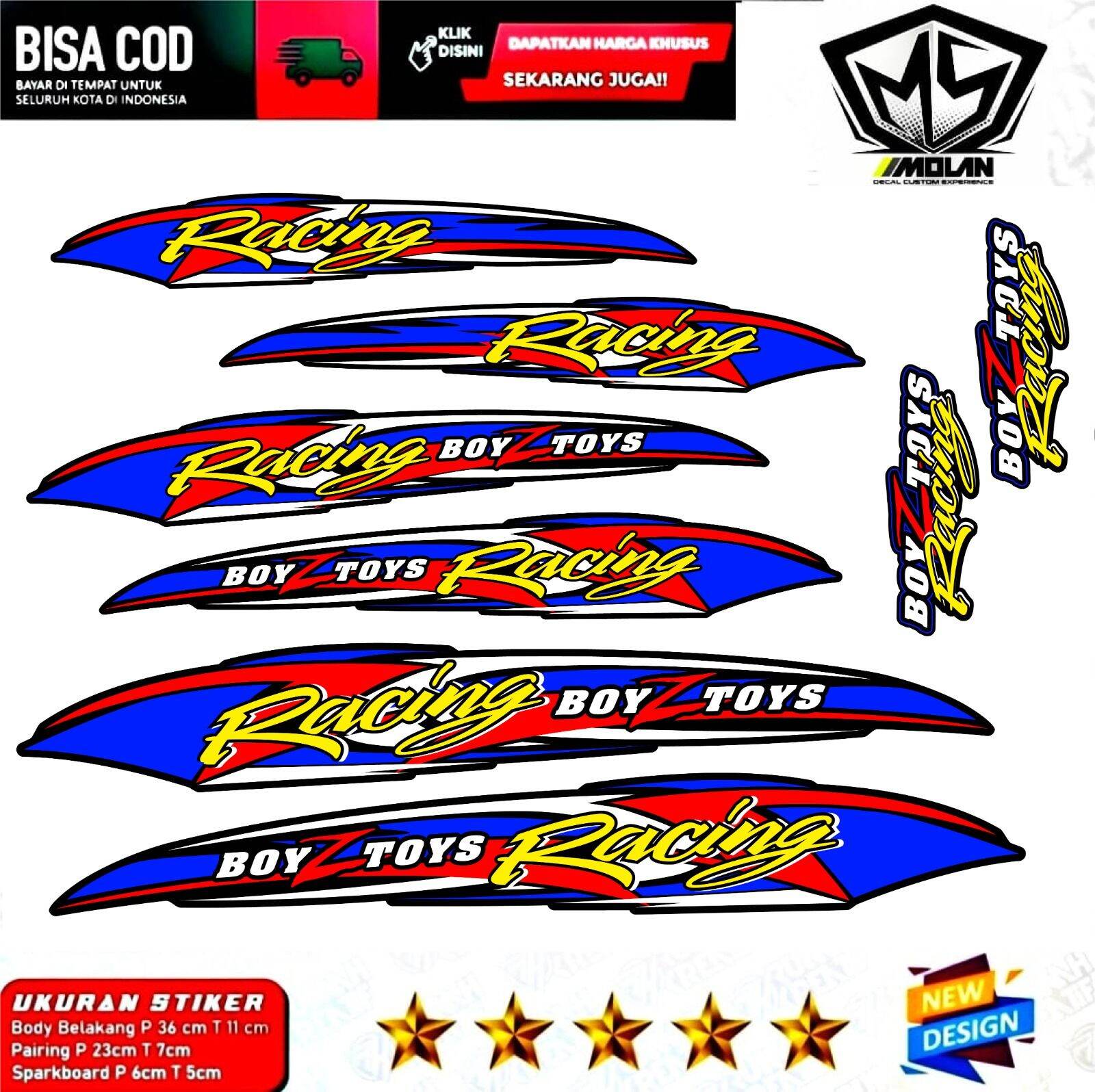 Sticker Striping Variasi Suzuki Smash 110 /Smash 110 R & Smash SR 110 ...