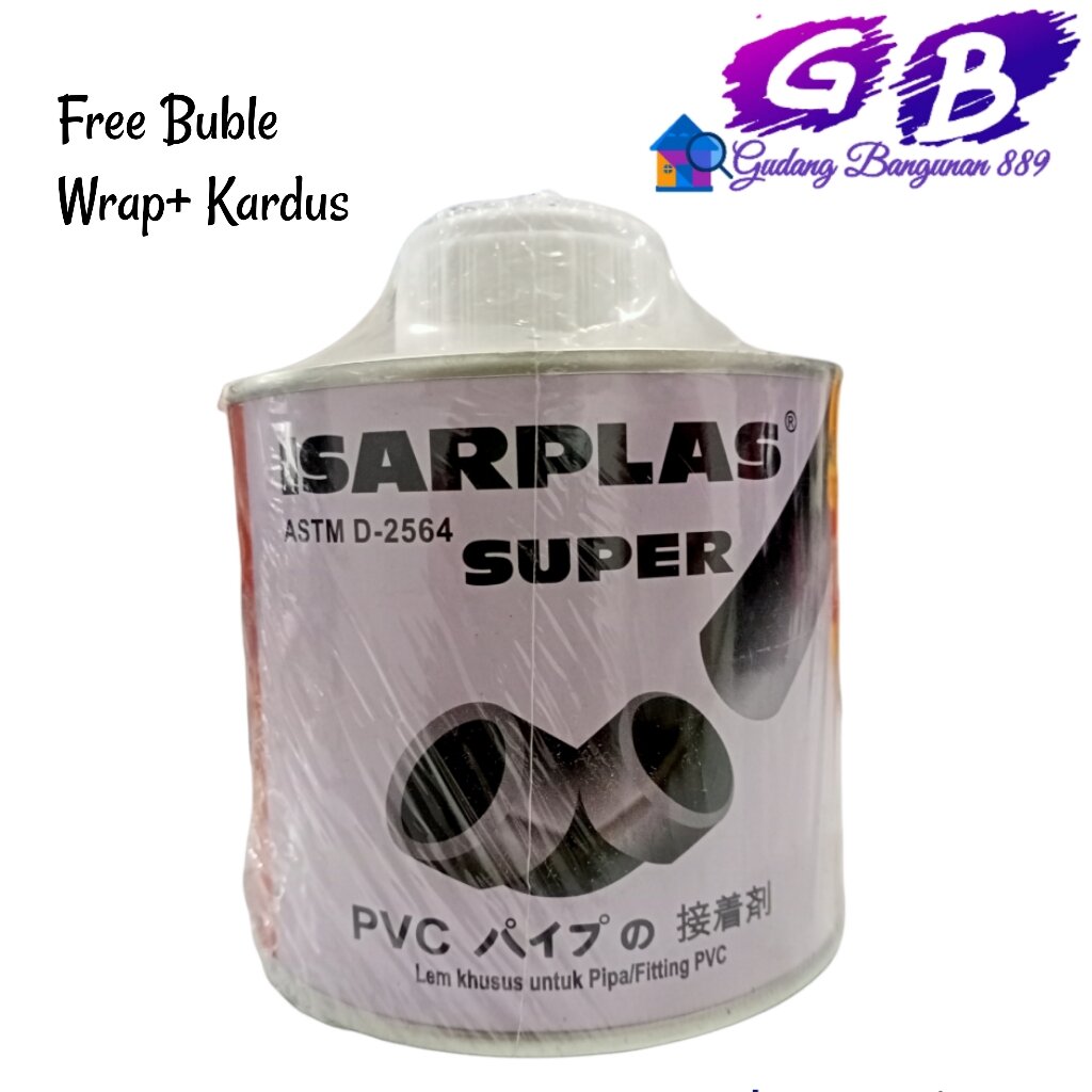 LEM ISARPLAS KALENG 400G / LEM PIPA PVC | Lazada Indonesia
