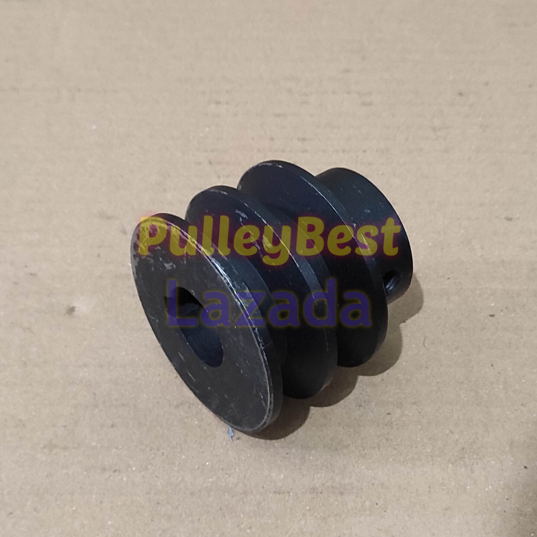Pulley pully 2.5 inch as 19 mm jalur B2 PADAT poly pully besi cor ...