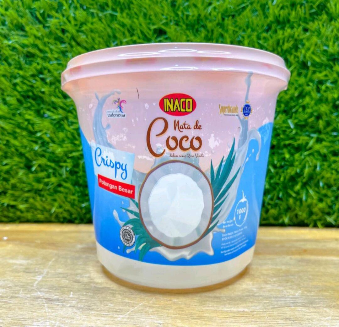 Inaco Nata De Coco Crispy 1kg | Kemasan Ember | Lazada Indonesia