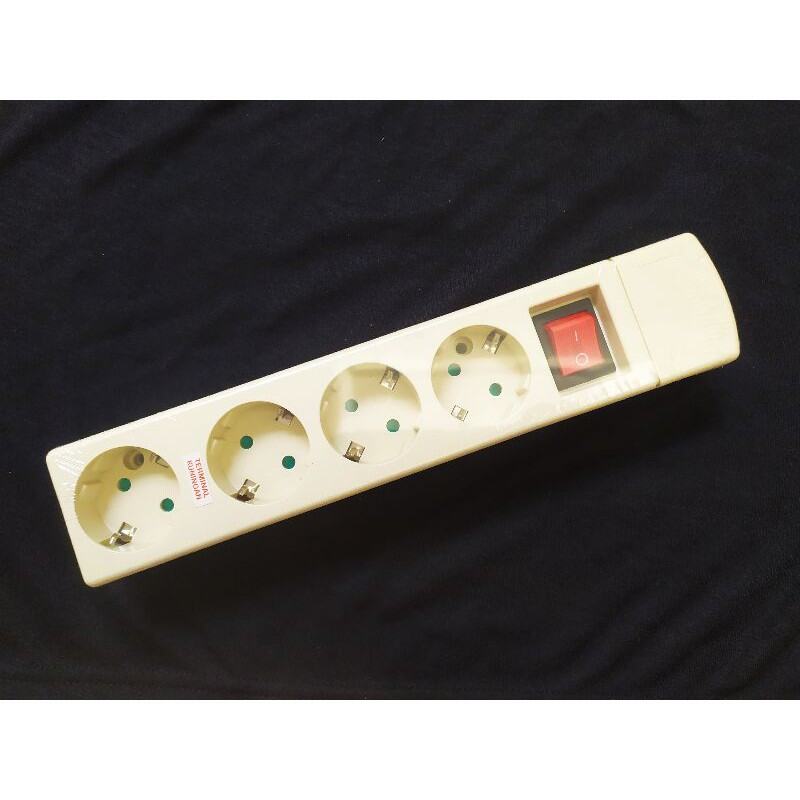 Uticon Terminal Stop Kontak 4 lubang Saklar / Uticon saklar on off ...