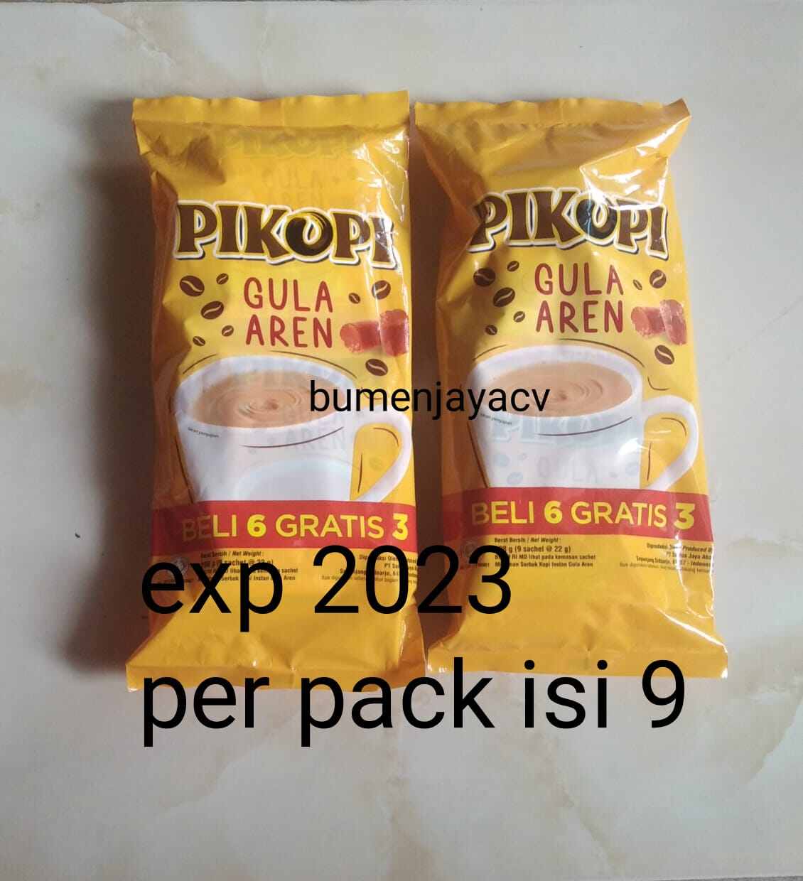 Pikopi gula aren per pack isi 9 kopi kapal api pikopi | Lazada Indonesia