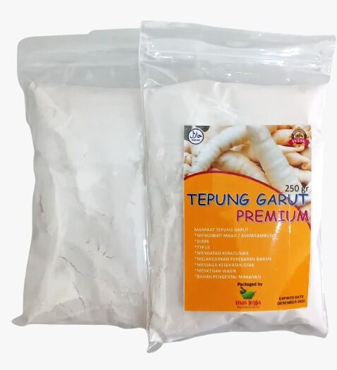 TEPUNG GARUT ANGKRIK / TEPUNG IRUT / UMBI GARUT 1000gr SOLUSI ...