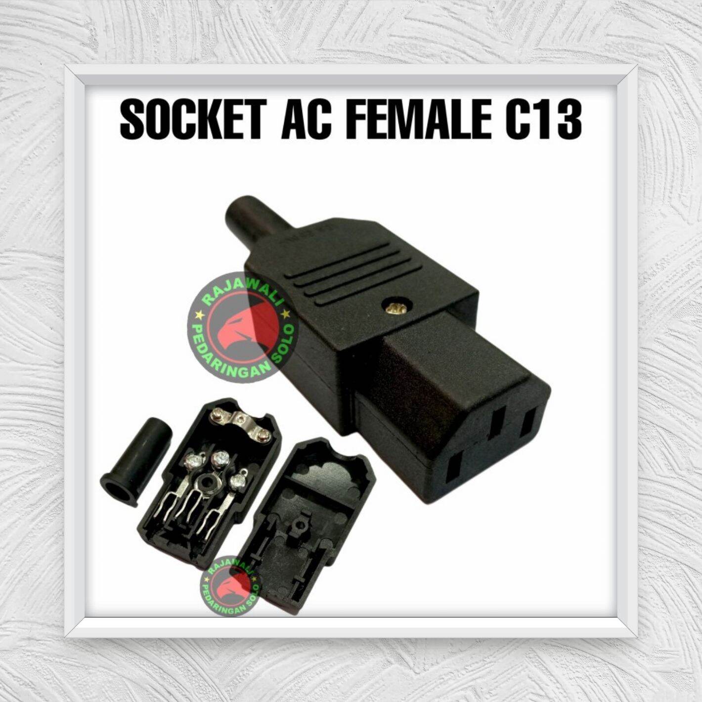 SOKET AC CPU 220V 10A C13 C14 SOKET CPU | Lazada Indonesia