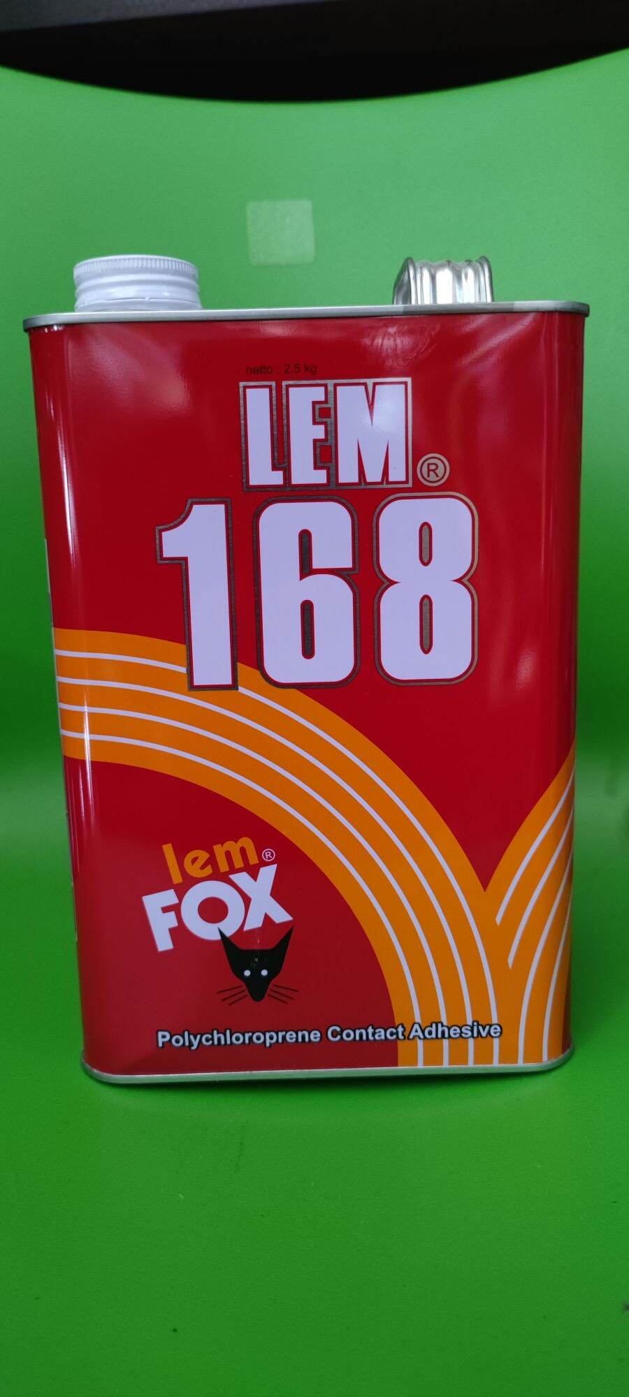 lem kuning fox 168/2.5kg, bisa untuk kayu, karpet, hpl, vinyl, busa ...