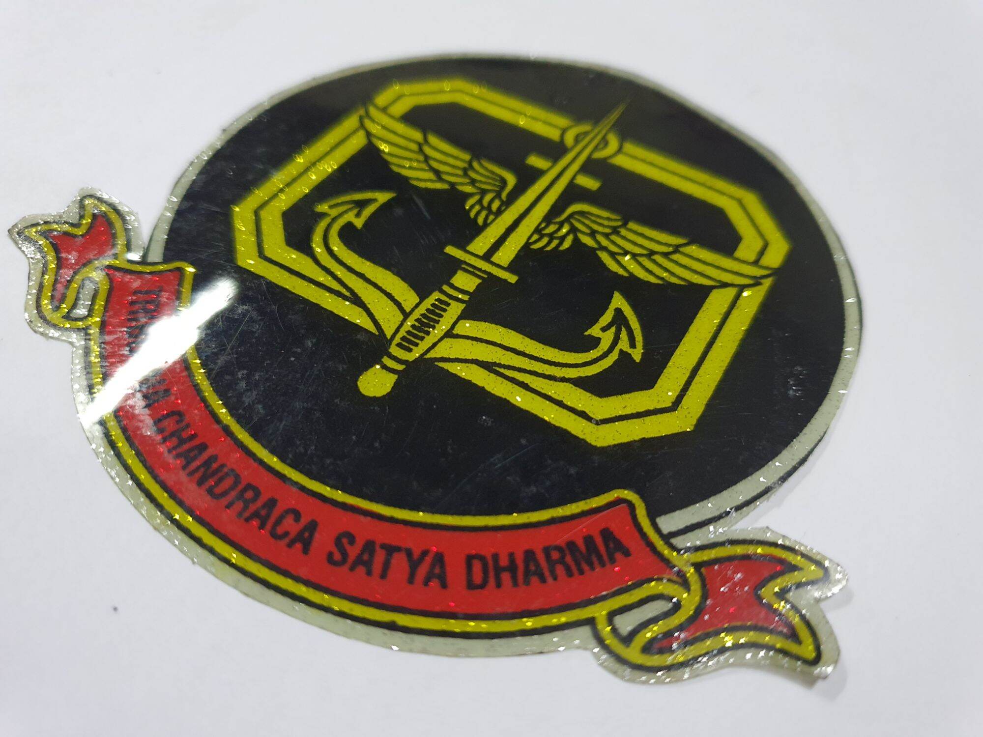 Stiker Pvc Tipis logo Kopassus Komando logo| Stiker Kaca Tipis | Stiker ...