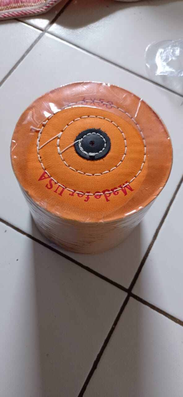 Kain Pad Poles 6 inch x 50 ply Polishing wool Pad 6 inchi Mata Gerinda ...