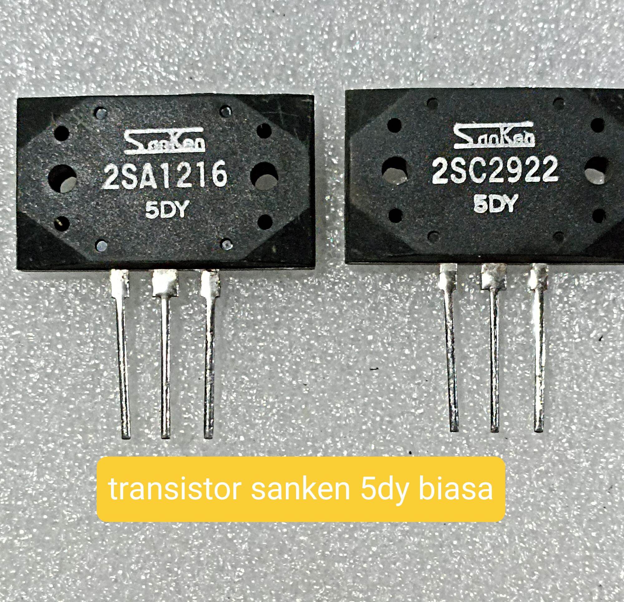 1SET TRANSISTOR SANKEN 2SA1216 2SC2922 II 5DY RRT | Lazada Indonesia