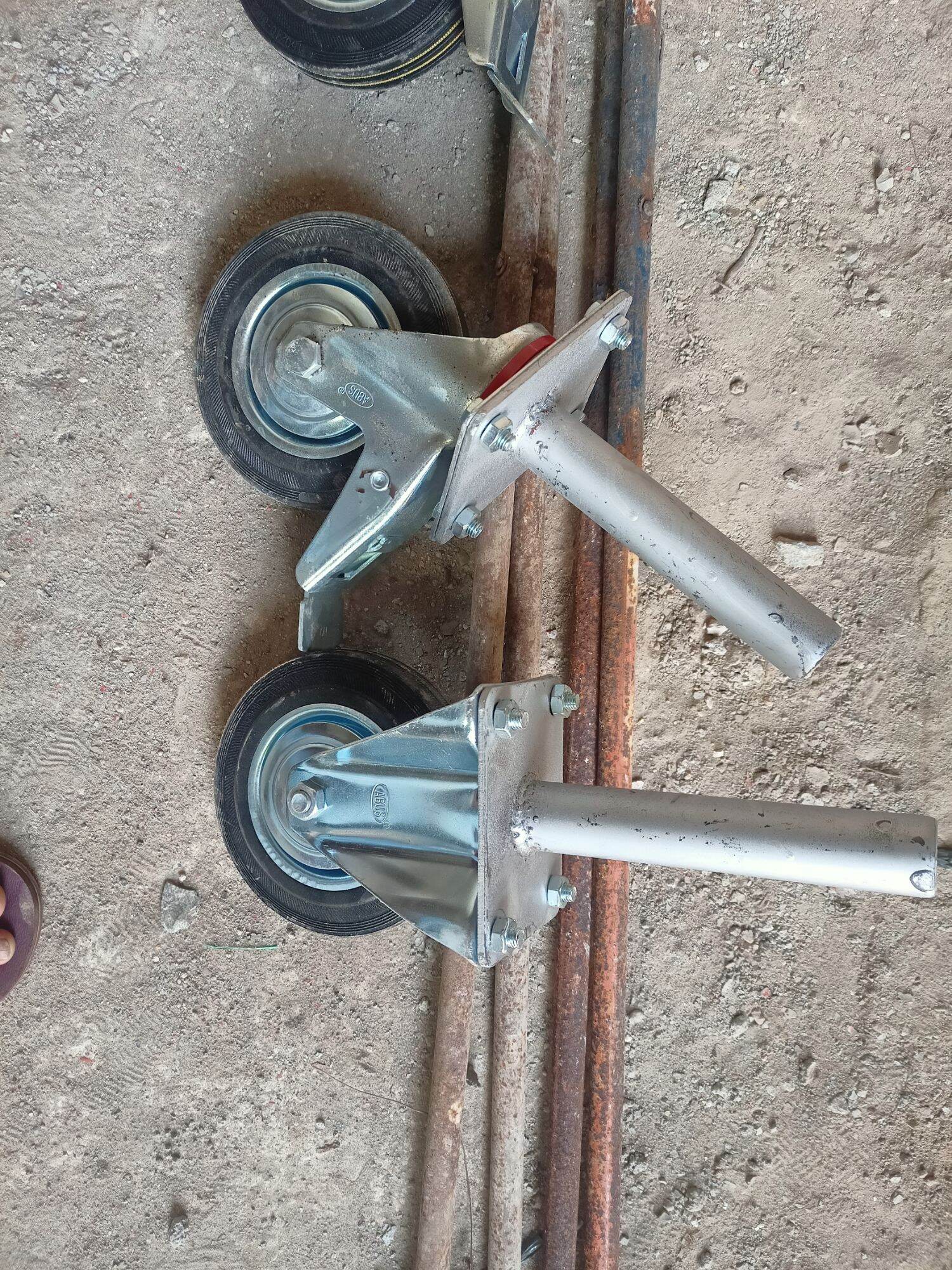roda scaffolding steger 6 inch harga per 1 rem dan 1 mati bahan karet ...