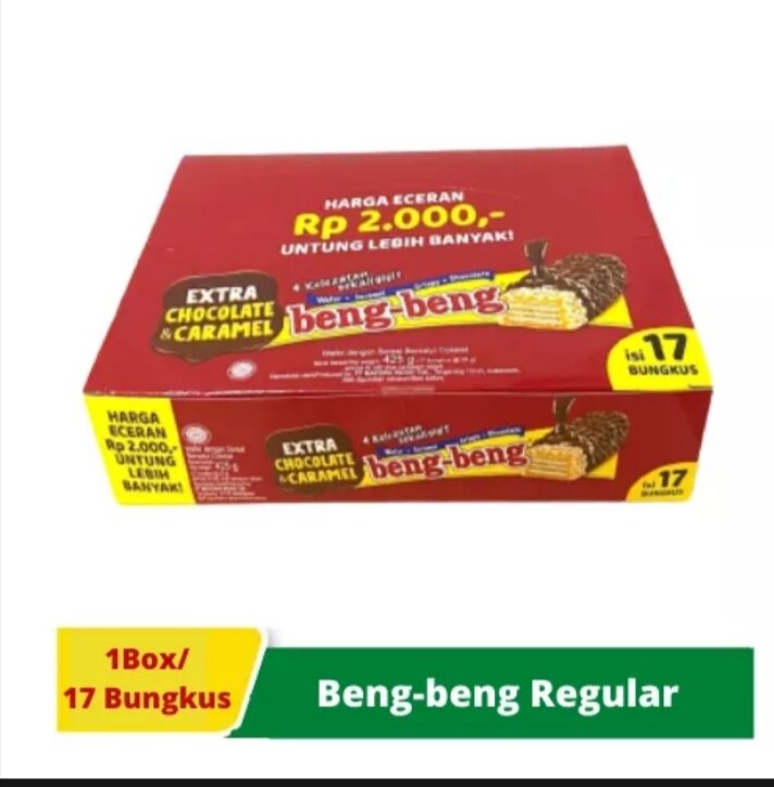 Beng - beng Wafer Caramel Crispy Chocolate 4 Kelezatan sekali gigitan ...