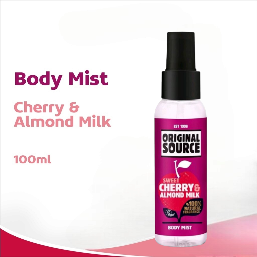 Original Source Body Mist Cherry and Almond Milk 100 ml | Lazada Indonesia