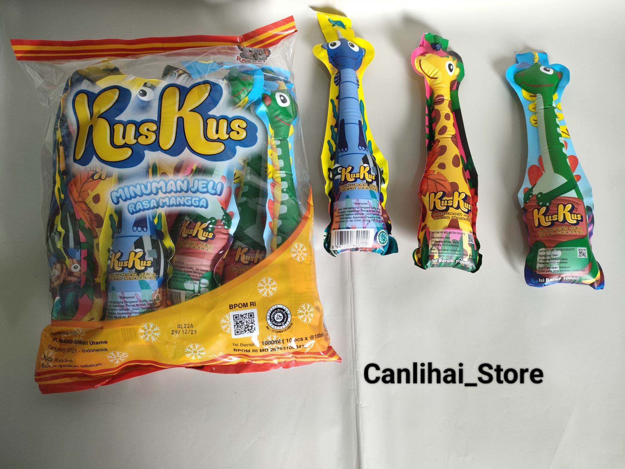 KusKus Minuman Jeli jelly Anak Karakter Rasa Yogurt Assorted Leci Manggah | Lazada Indonesia