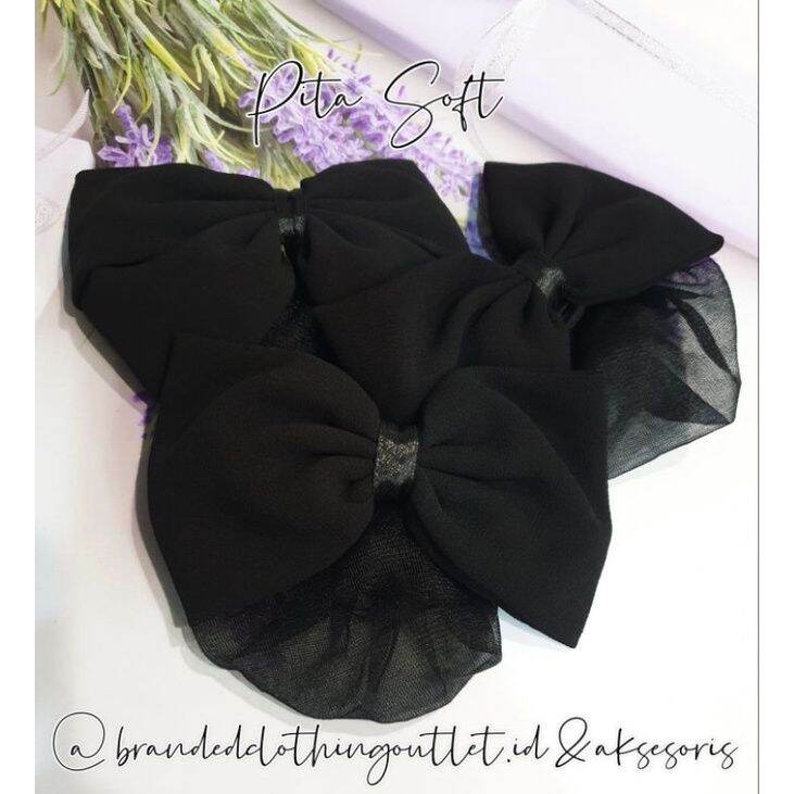 HARNET PITA HITAM POLOS / HAIRNET RAMBUT CEPOL / HAIR NET PITA SANGGUL ...